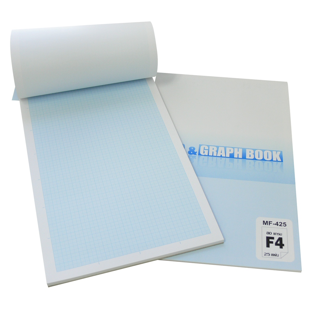 INTOP Grid & Graph Book F4 #MF-425 80g 25แผ่น | Shopee Thailand