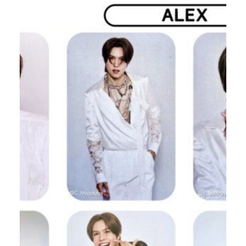Dice debut photocard (Alex/Min) | Shopee Thailand