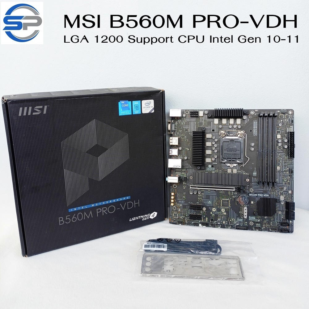 MSI B560M PRO-VDH (LGA1200) Support CPU Intel Gen 10-11 | Shopee Thailand
