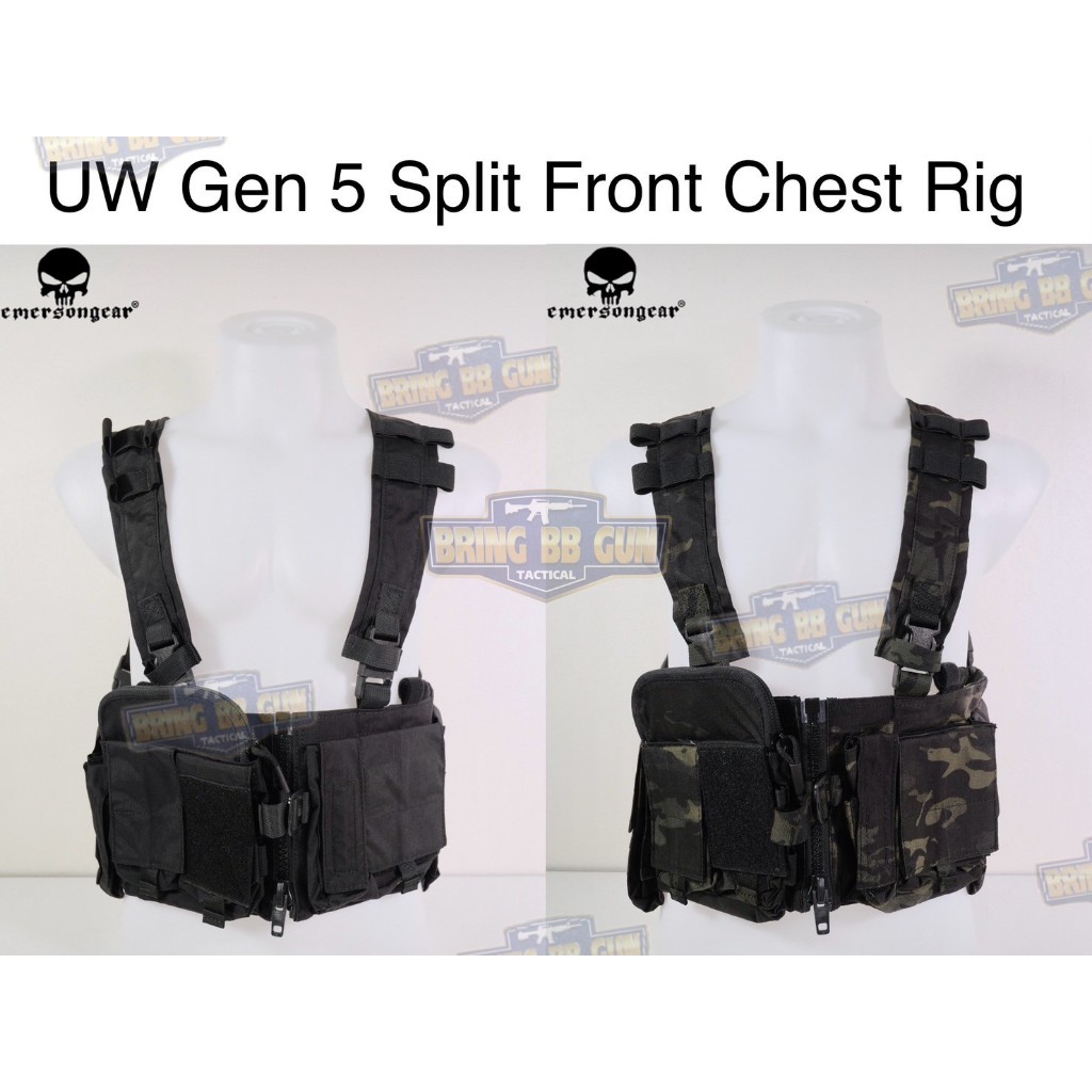 BR2 UW Gen V Split Front Chest Rig ยี่ห้อ Emerson (M4 Chest Rig) BR2 ...