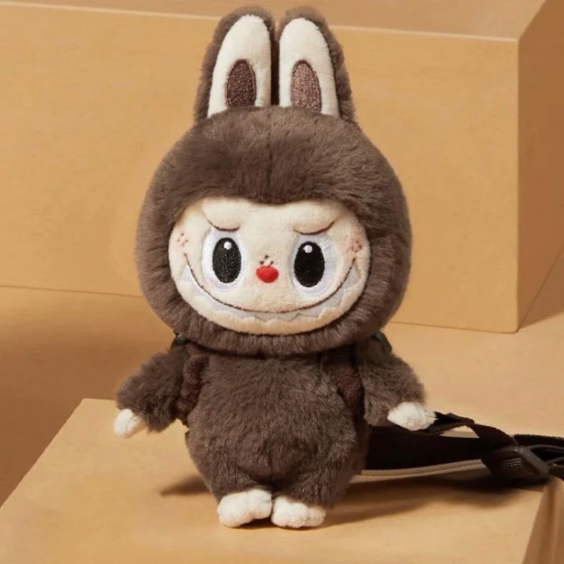 Labubu PLUSH POWER BANK! ลาบูบู้ สีน้ำตาล popmart แท้ 💯 - Catch me if ...