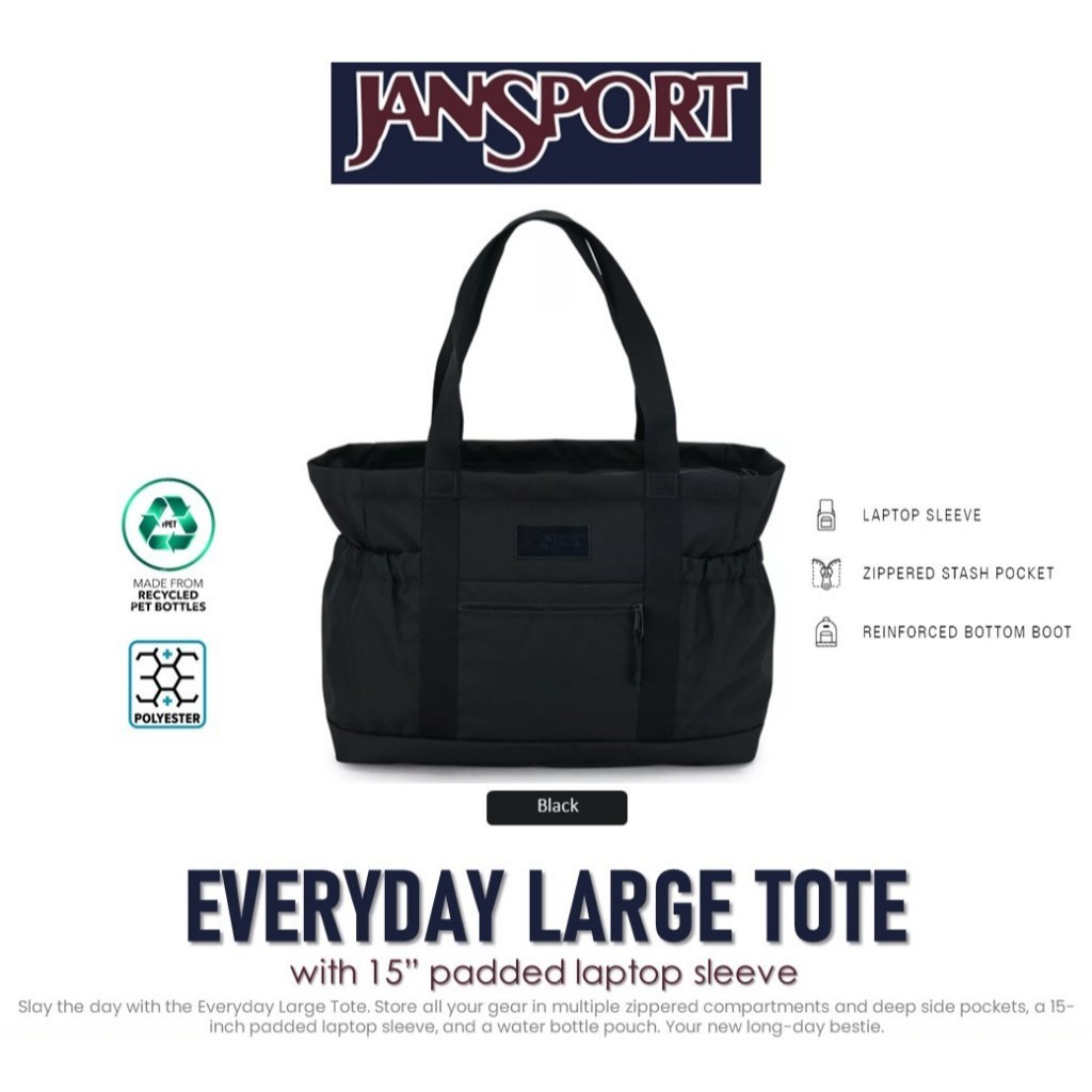 JanSport Everyday Large Tote Bag / Shopping Bag (JS0A85O1008) กระเป๋า ...