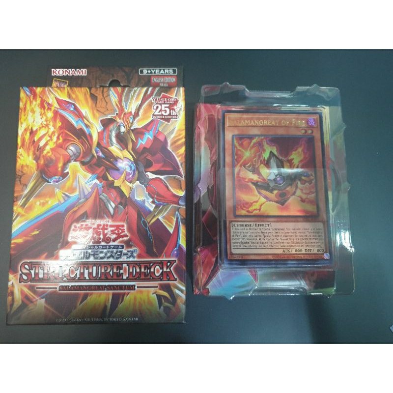 Yu-Gi-Oh (Asia English): Structure Deck: Salamangreat Sanctum (SDSS-AE) *ไม่มีซองสุ่ม Power-Up ...