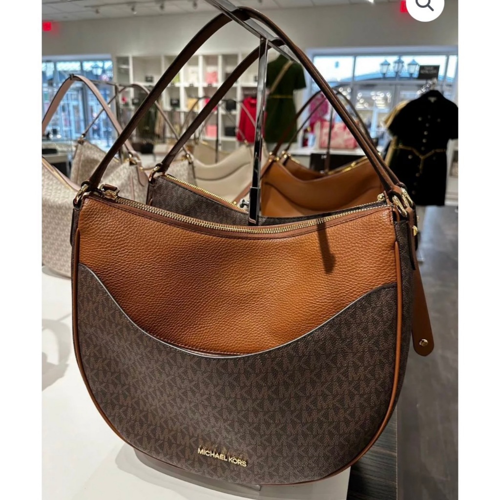 Michael Kors Dover Large Half Moon Shoulder Bag | Shopee Thailand