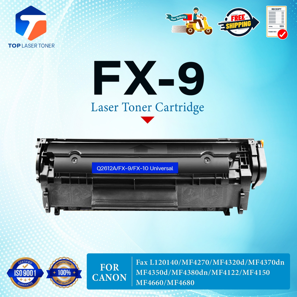 หมึกเทียบเท่า FX9/FX-9/FX10(Q2612A) For Canon MF4122 / MF4150/LBP2900/LBP2900B/LBP3000 /L1121E ...