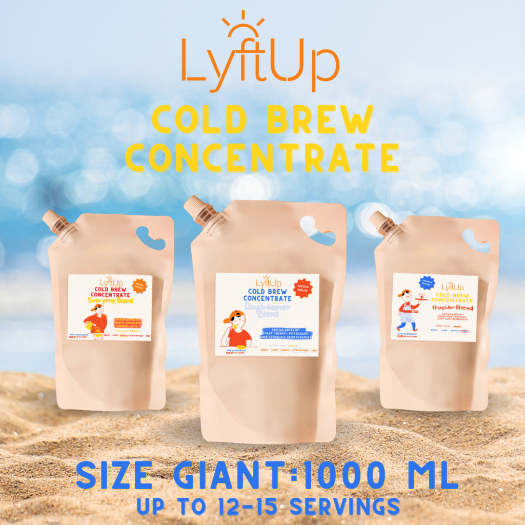 กาแฟสกัดเย็น LYFTUPBKK Cold Brew 1000ML (size giant) | Shopee Thailand