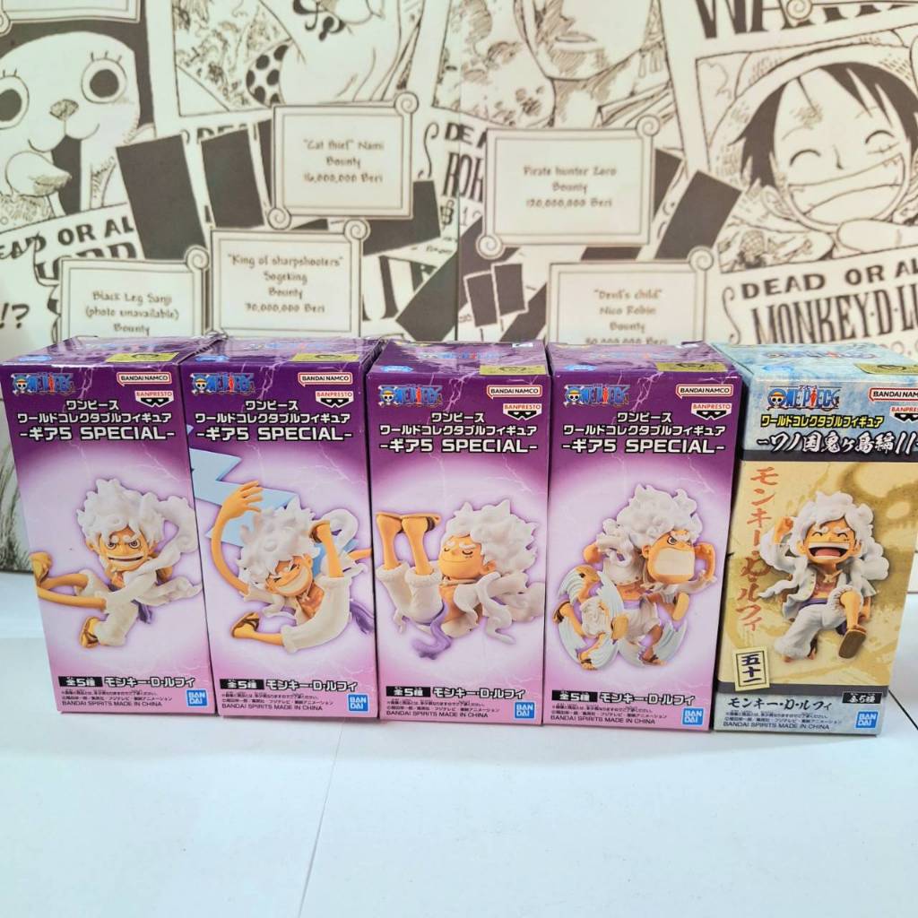 [lot jp] Monkey D. Luffy Gear 5 Special WCF Nika ลูฟี่ เกียร์5 ร่างนิกะ ...