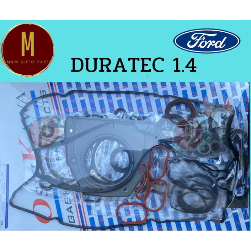 ประเก็นชุดใหญ่ FORD DURATEC 1.4(ฝาเหล็ก)FIESTA 1.4L 1400CC 16V ยี่ห้อ oshikawa | Shopee Thailand