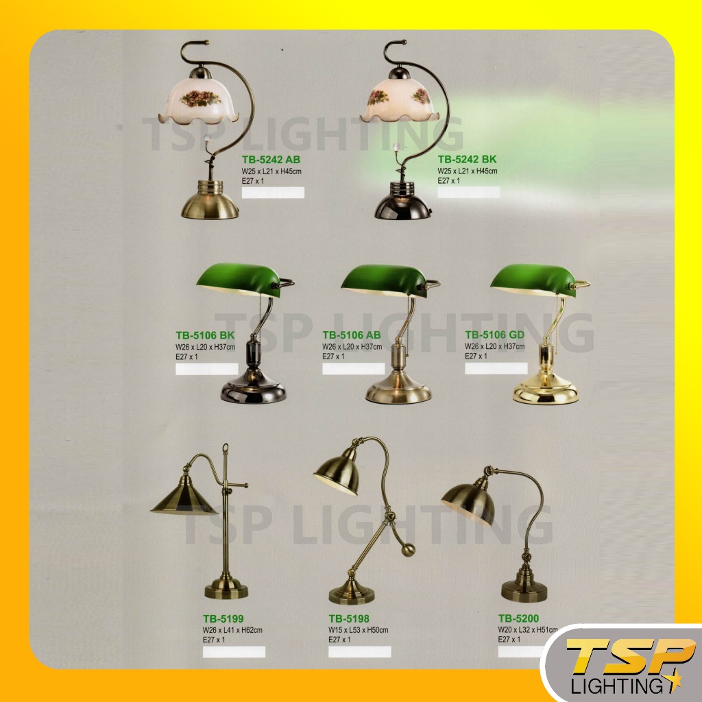 TSP Lighting │ Table light โคมไฟตั้งโต๊ะ | Shopee Thailand