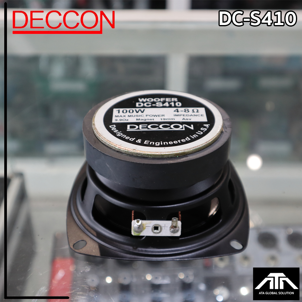 DECCON DC-S410 ลำโพงเสียงกลาง 4 นิ้ว 100วัตต์ ลำโพงติดรถยนต์ | Shopee ...