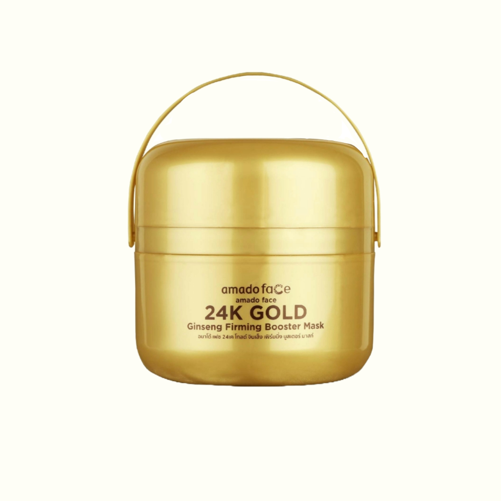 Amado Face 24k gold ginseng firming booster mask - มาสก์โสมทองคำ 24K 1 ...