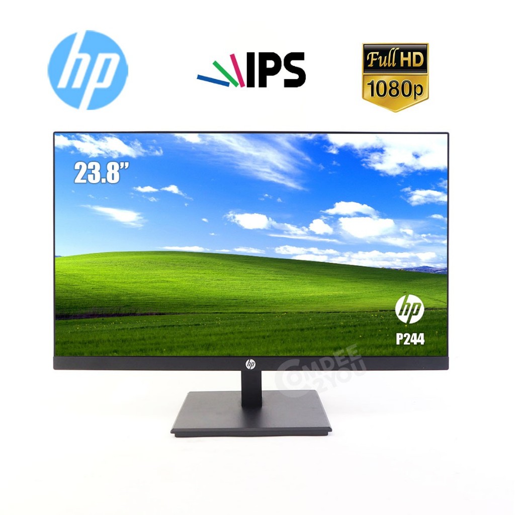 จอ Monitor HP P244 (IPS) 24 นิ้ว (สินค้าใหม่) ค้างสต็อก จอสวยภาพคมชัด ...
