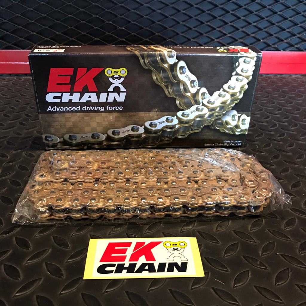 โซ่ EK 520 SRX2 QX-Ring สีทอง | Shopee Thailand