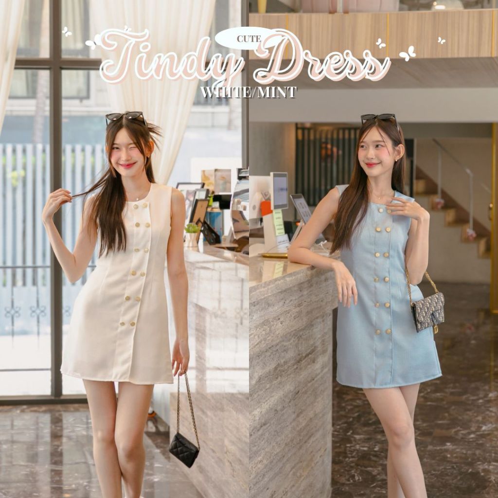 DR0411 LABELLE รุ่น Tindy Dress | Shopee Thailand