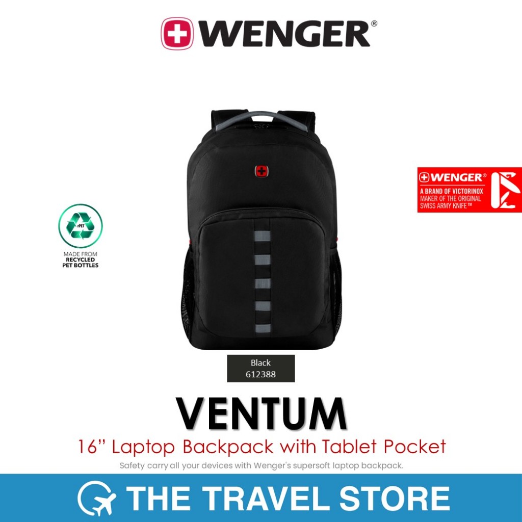 WENGER Ventum 16" Laptop Backpack with Tablet Pocket (612388) กระเป๋า ...
