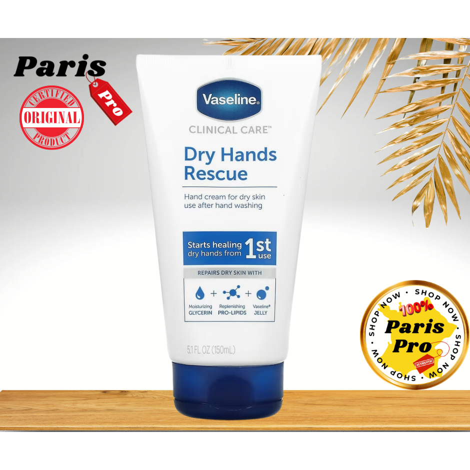 ครีมทามือ Vaseline Clinical Care Dry Hands Rescue Fragrance Free 150 ml วาสลีน ครีมบำรุง From ...