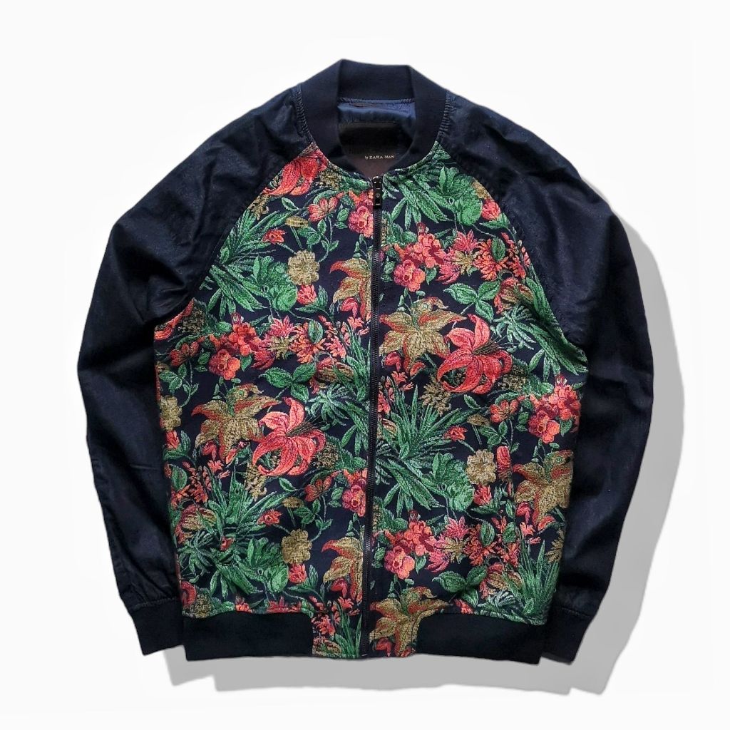 Zara Man Black Tag Bomber Jacket รอบอก 42” | Shopee Thailand