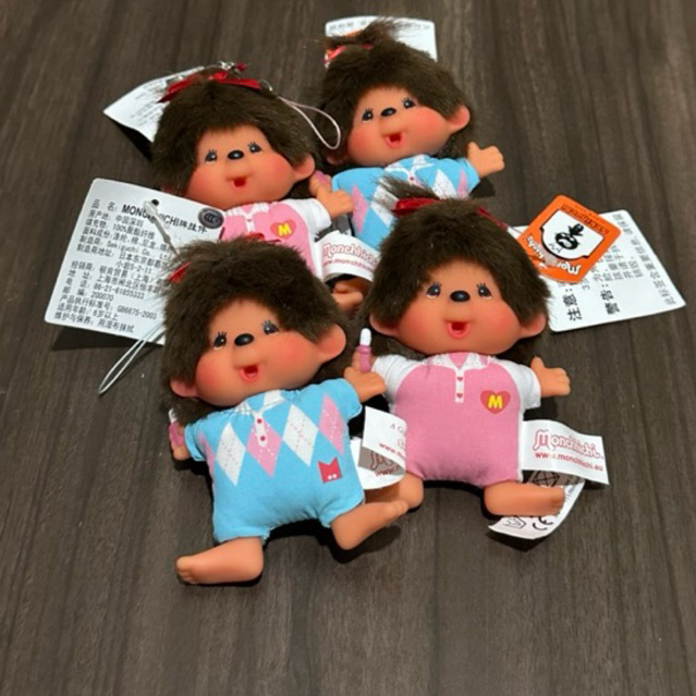 พร้อมส่ง !Sekiguchi Monchhichi SS Big Head Mascot Keychain Golf Club ...