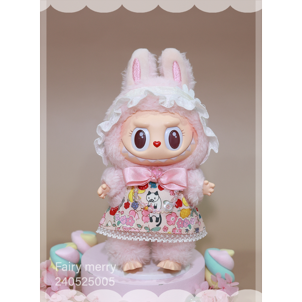 ชุด labubu pastel party (big ribbon) ชุดลาบูบู้ | Shopee Thailand