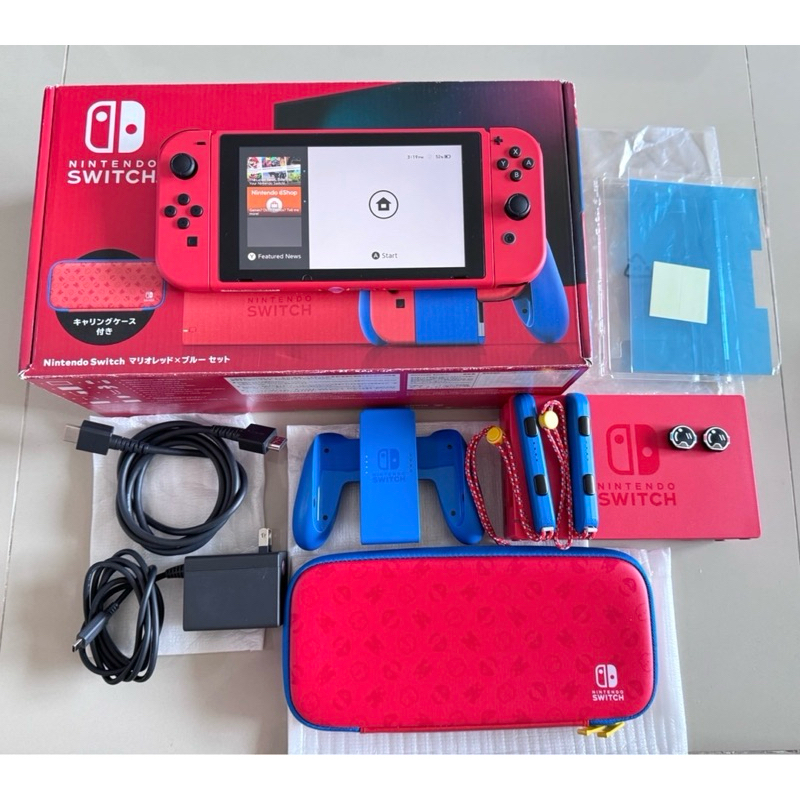 Nintendo Switch Mario Red & Blue Edition | Shopee Thailand