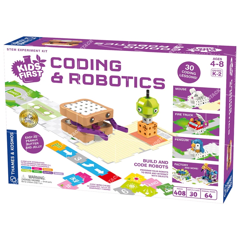 พร้อมส่ง THAMES & KOSMOS Kids First Coding & Robotics | 30 Coding ...