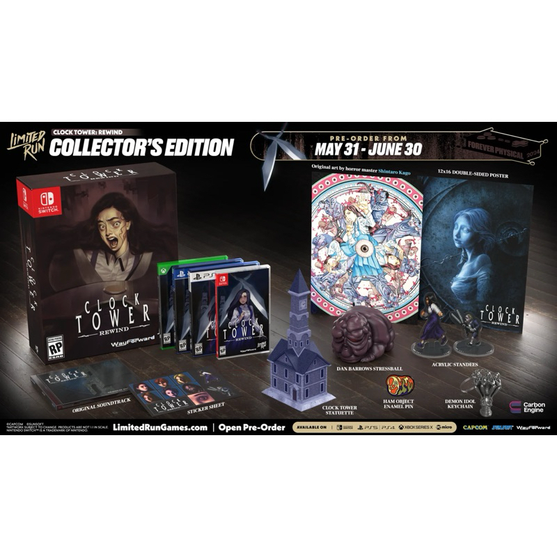 [ชุดสะสมเกมส์ลิขสิทธิ์แท้] สินค้าหมด CLOCK TOWER REWIND COLLECTOR'S ...
