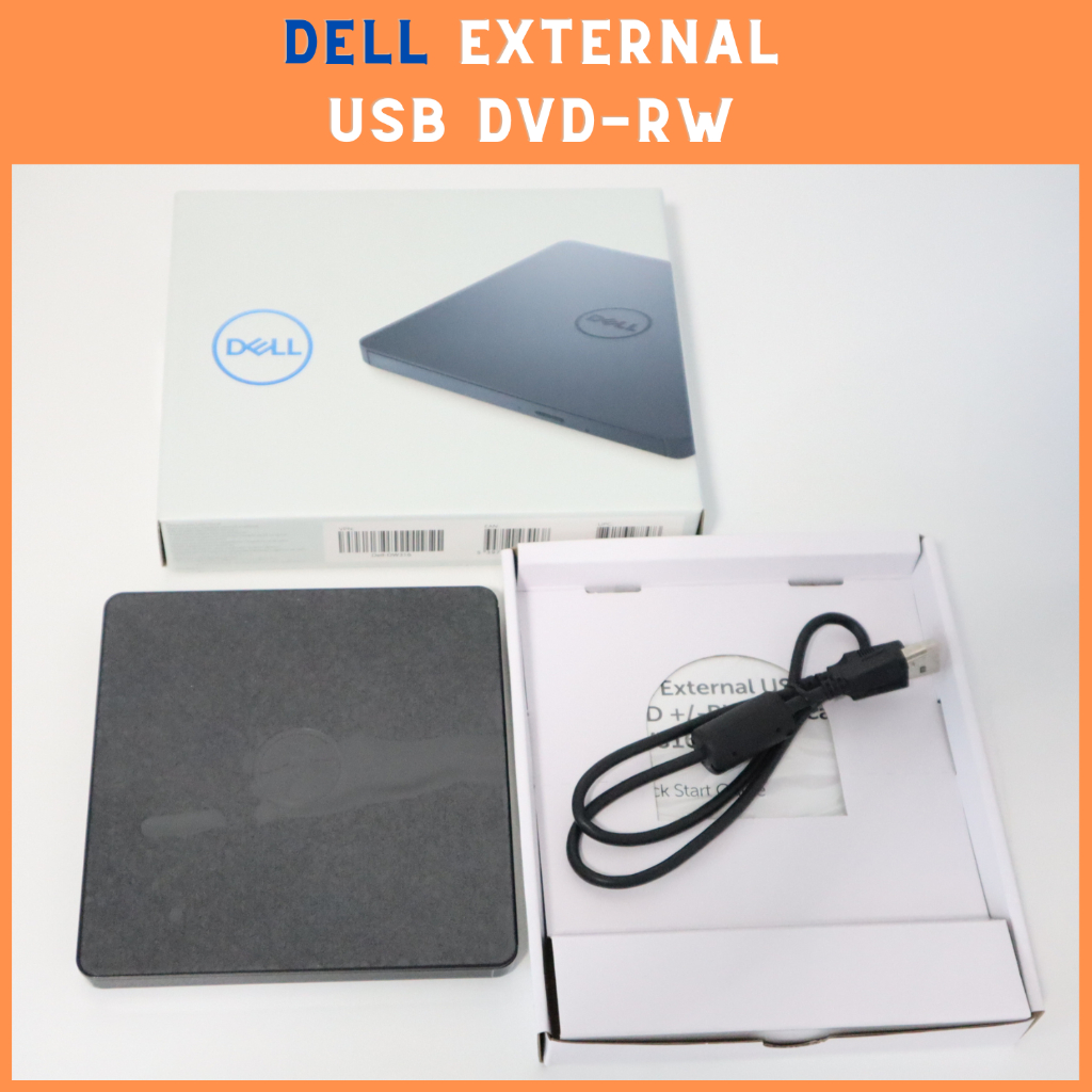 DELL External Usb Dvd-RW ราคาถูก ใช้งานแบบ USB -สินค้าจะมีกล่องและไม่มี ...