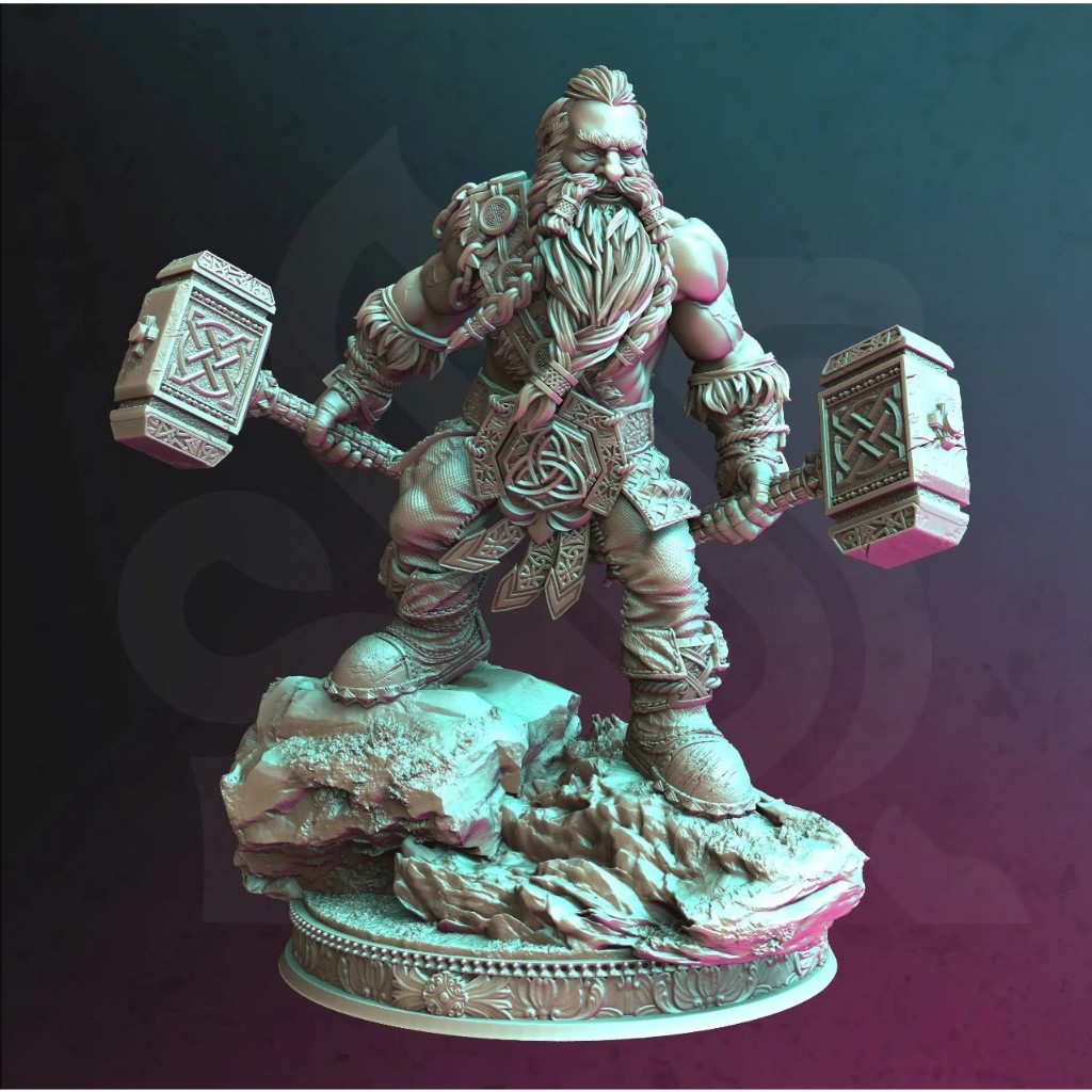 DnD Miniature ชุดพลเมืองแห่งDuskweave โมเดลสำหรับเล่นบอร์ดเกม (งานเร ...