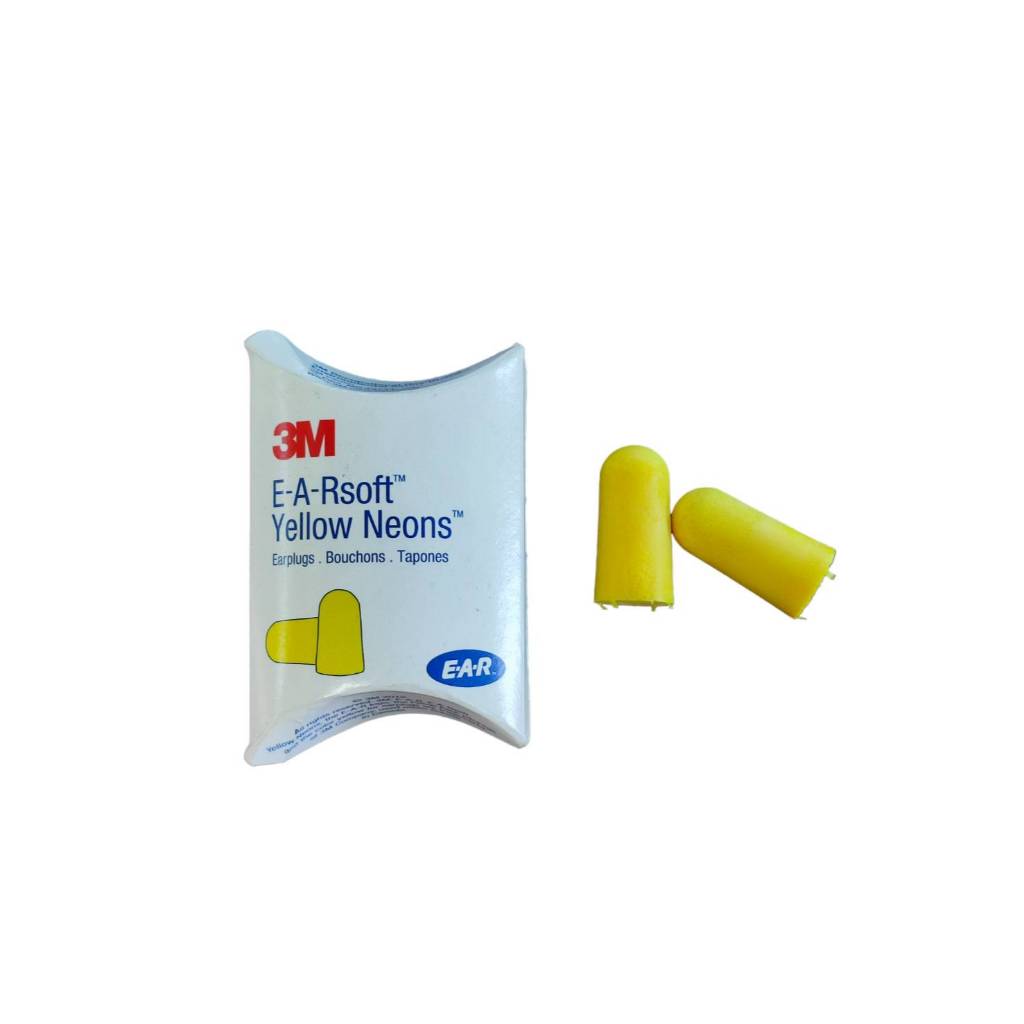 3M Ear plugs ที่อุดหู โฟมอุดหู 3M E-A-Rsoft Yellow Neons รุ่น 312-1250 ...