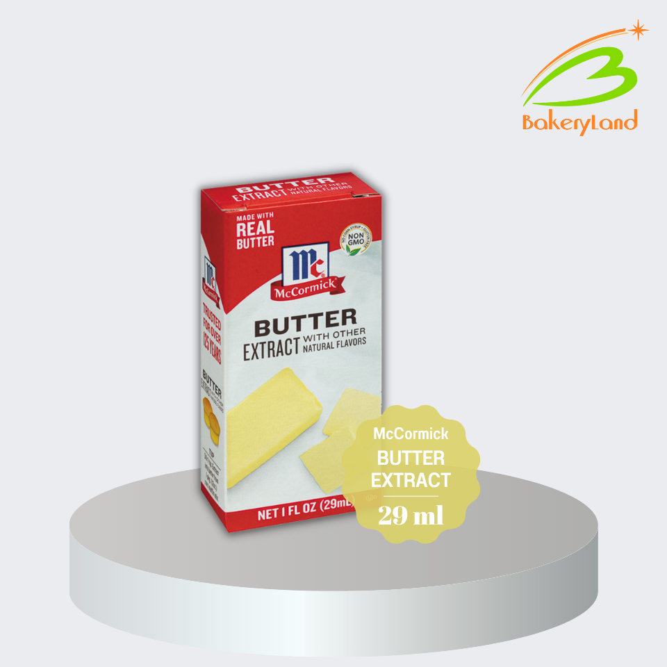 กลิ่นเนย แม็คคอร์มิค Imitation Butter Extract McCormick 29 ml. | Shopee ...