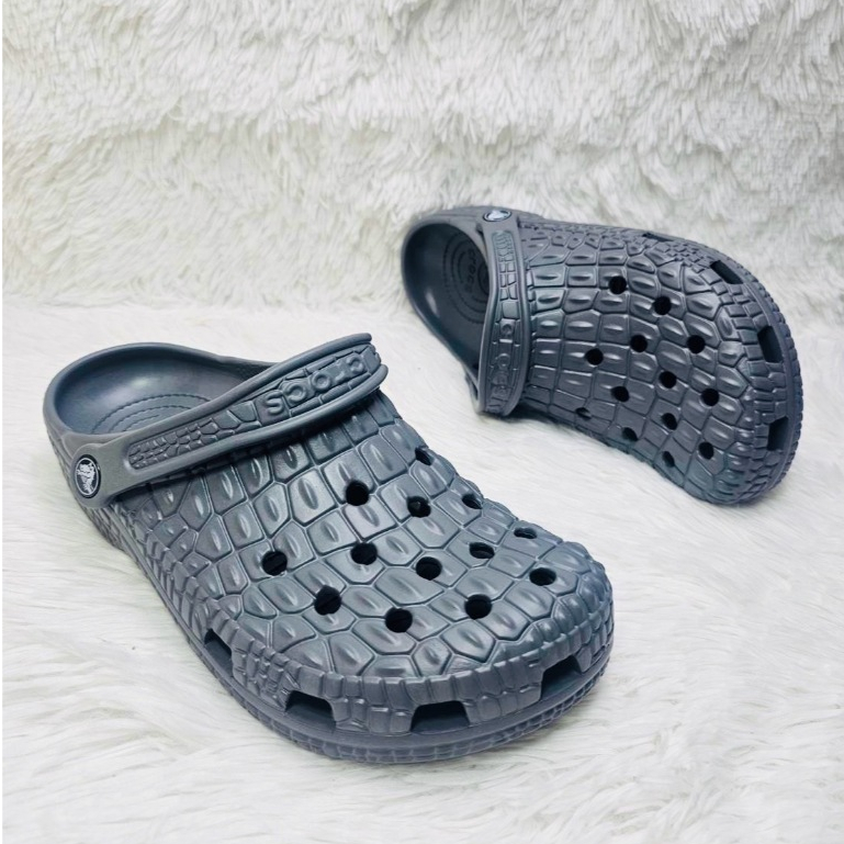 รองเท้าแตะ Crocs Crocskin Classic Clog รองเท้าหัวโต แบบรัดส้น พร้อมส่ง 36-45 | Shopee Thailand