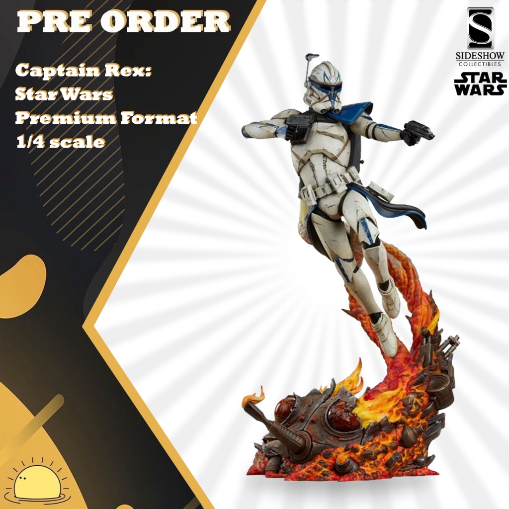 Pre-order Sideshow Captain Rex: Star Wars Premium Format 1/4 scale ...
