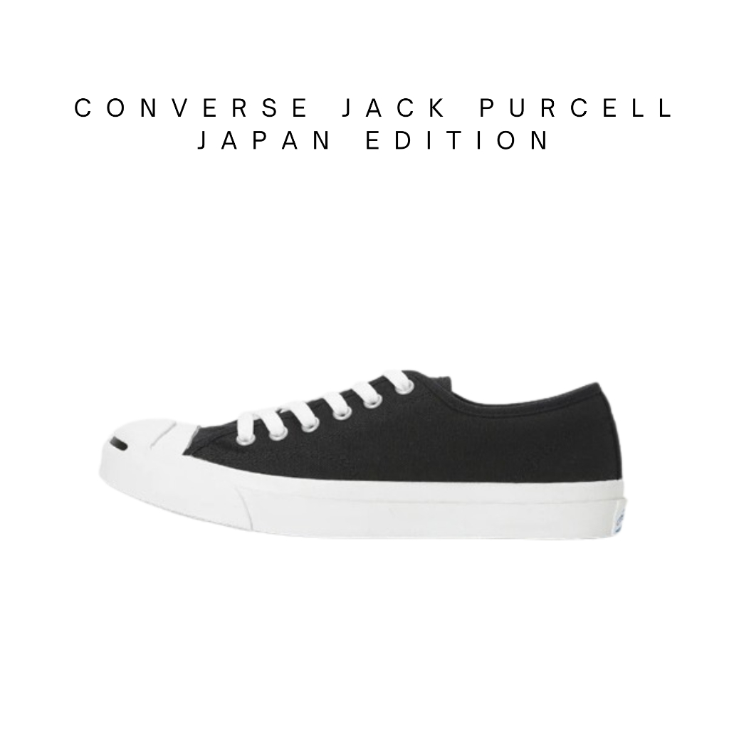 CONVERSE JACK PURCELL BLACK/WHITE 1R194 [JAPAN EDITION] | Shopee Thailand