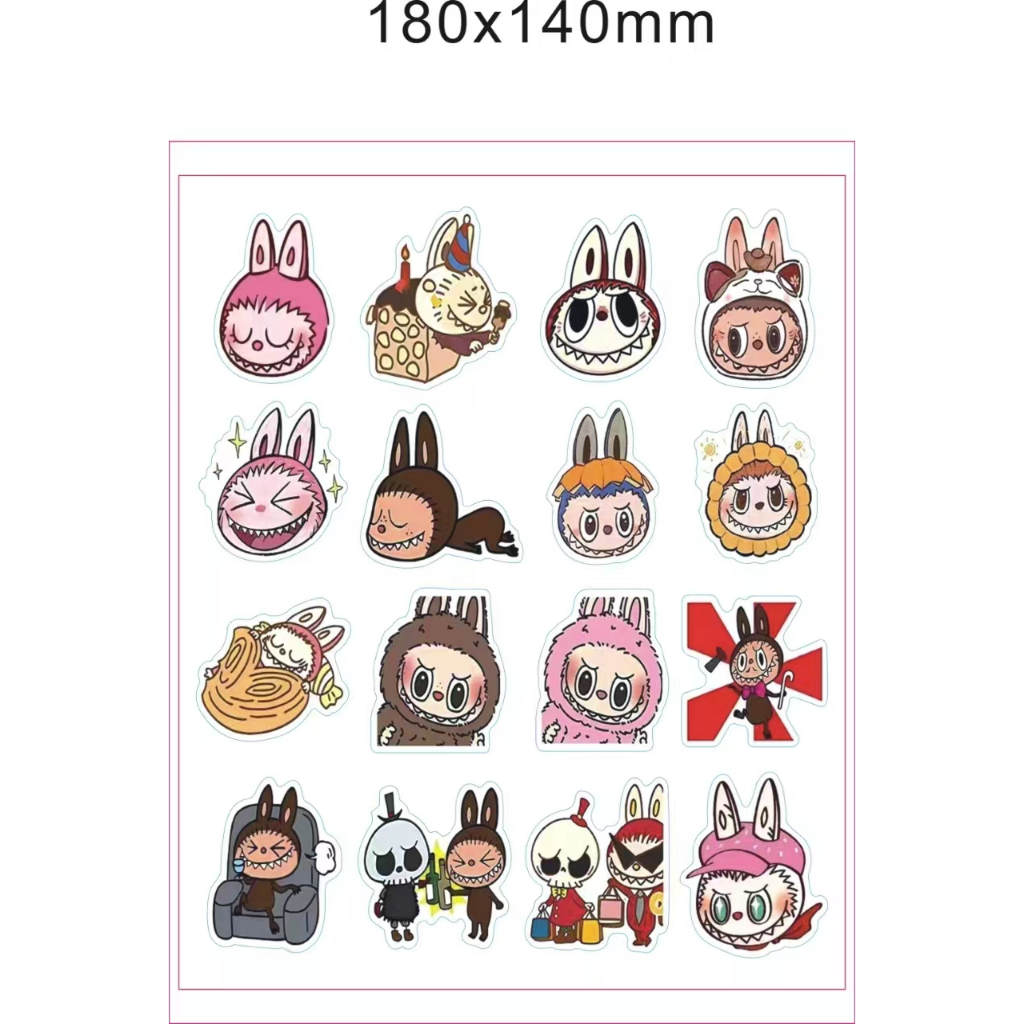 【พร้อมจัดส่ง】สติ๊กเกอร์การ์ตูน สติกเกอร์Diy นำกลับมาใช้ใหม่ได ...