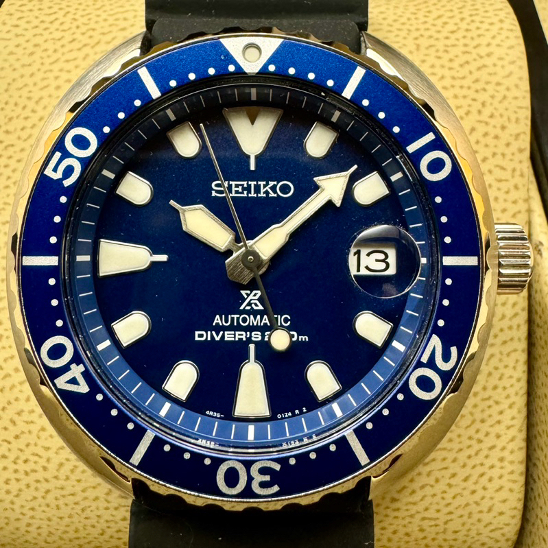 Seiko Mini Turtle Blue Dial Diver | Shopee Thailand