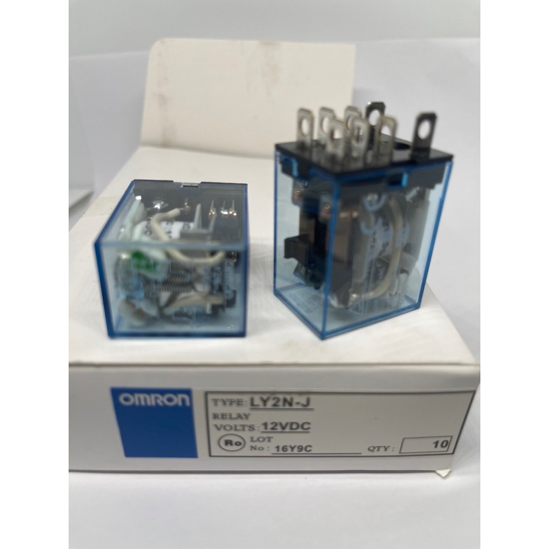 รีเลย์ LY2N ยี่ห้อ Omron มี 12VDC 24VDC 24VAC 110VAC 220VAC | Shopee Thailand