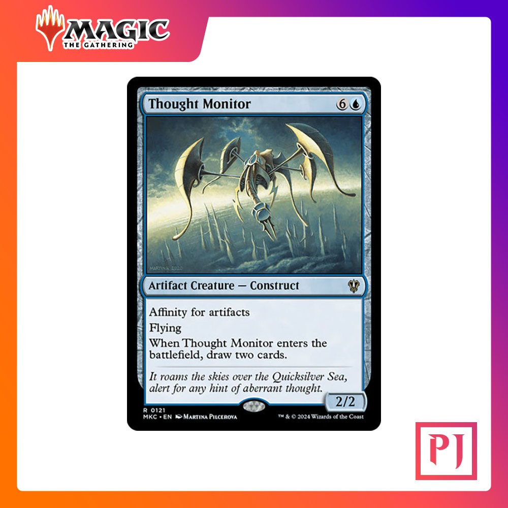 [MTG] Thought Monitor [MKC] [BLUE] [RARE] [NORMAL] [ENG] (การ์ดเมจิค ...