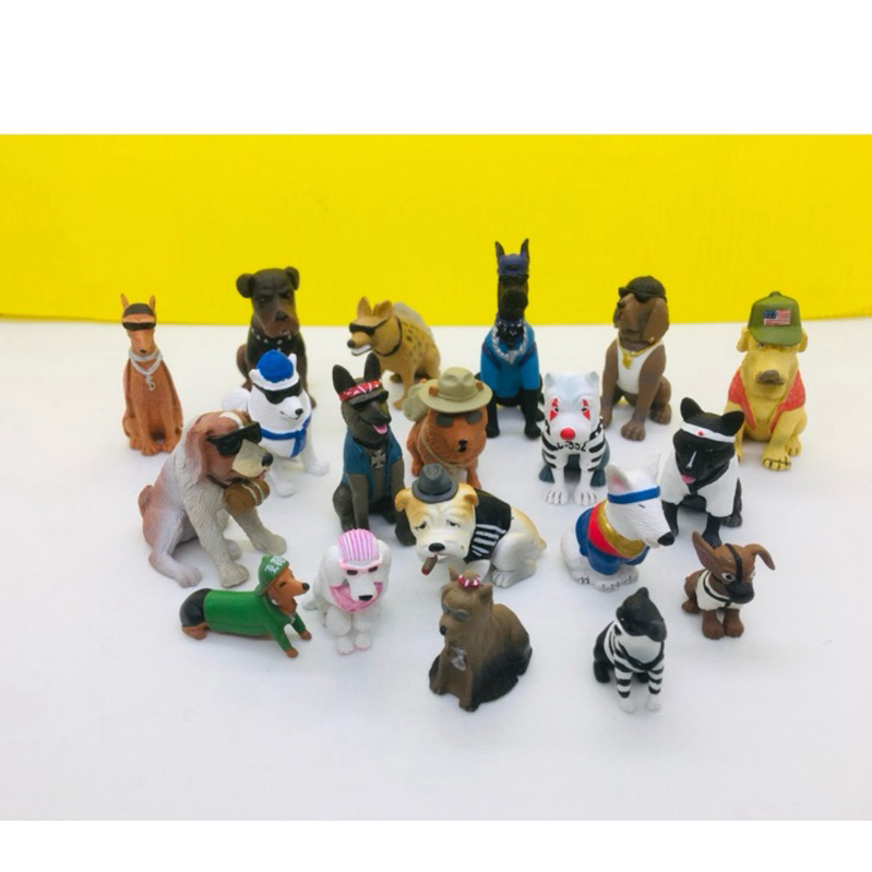 (แท้ / มือ 2/ ไม่มีใบปิด ) Homie Hood Hounds Dog โมเดลสัตว์ จิ๋วน้องหมา ...