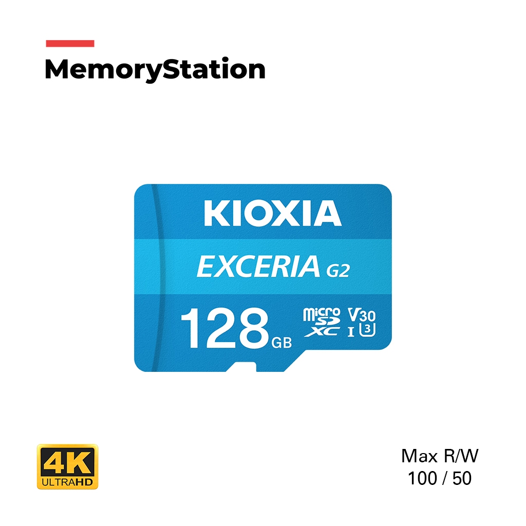 KIOXIA microSD exceria G2 128GB ของแท้จากประเทศญี่ปุ่น MAX READ 100MB/s WRITE 50MB/s | Shopee ...