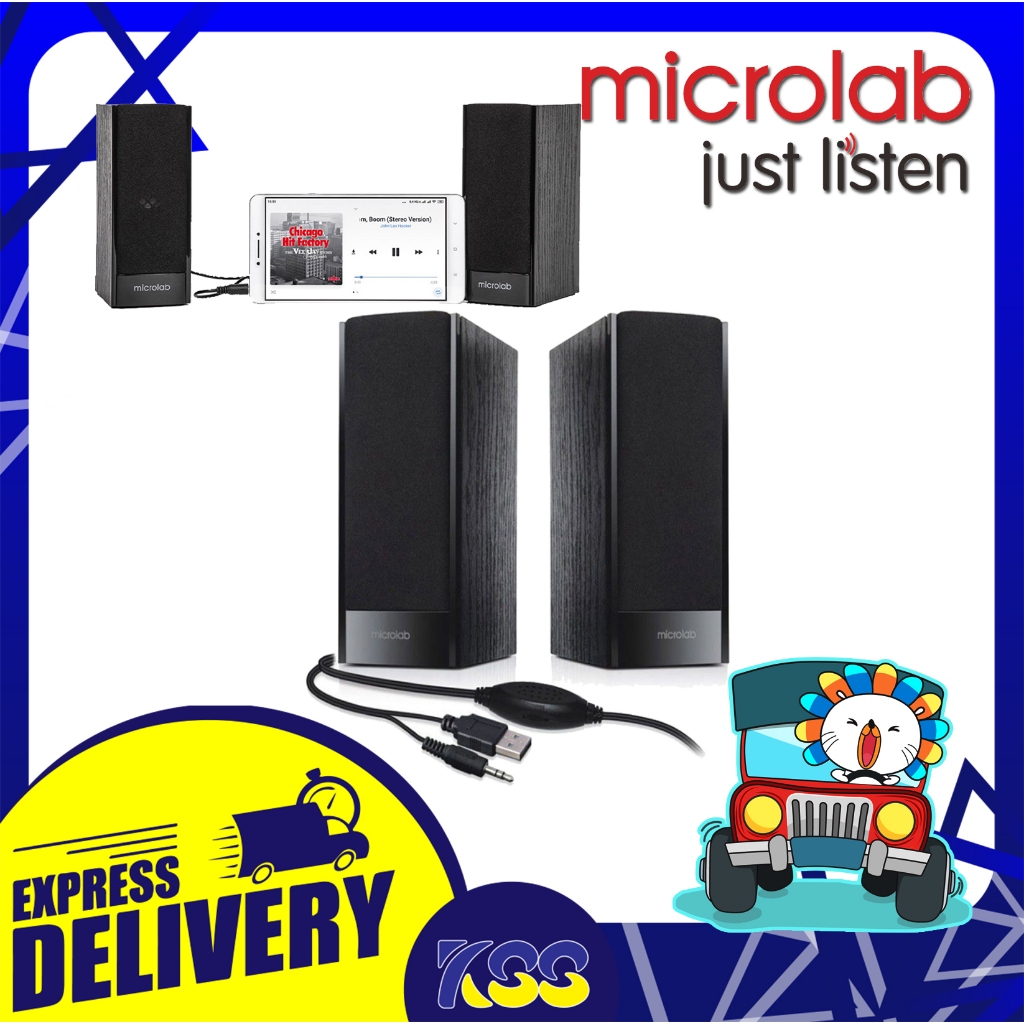 ลำโพงคอม MICROLAB B56 USB SPEAKER COMPUTER กำลังขับรวม 3 วัตต์ (RMS) ของแท้ พร้อมส่ง | Shopee ...