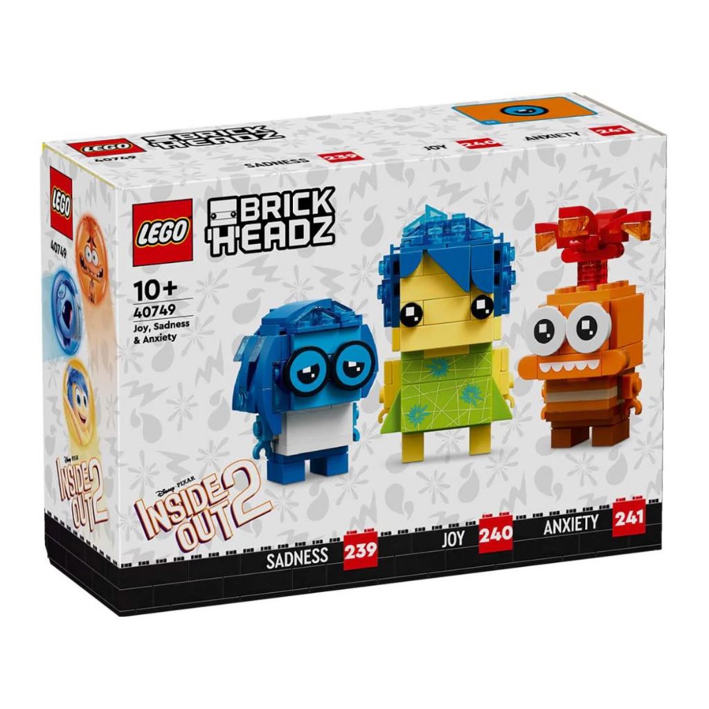 LEGO® BrickHeadz™ ǀ Disney and Pixar Joy, Sadness & Anxiety 40749 ...