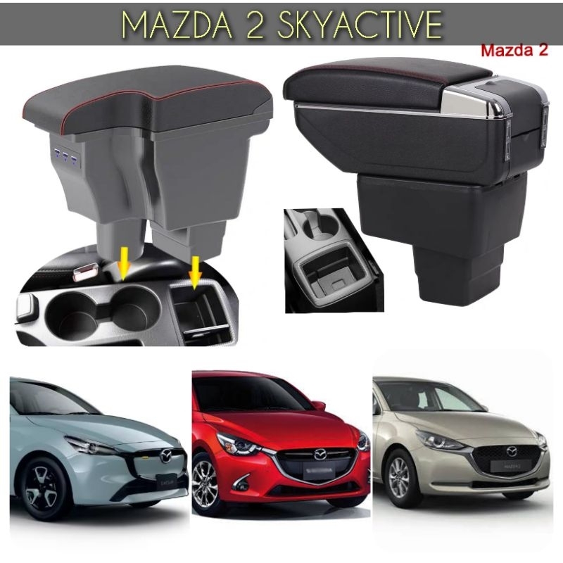 ที่พักแขน มาสด้า2 skyactive ใหม่ ประกอบเรียบร้อย สวมลงช่องได้เลย ...
