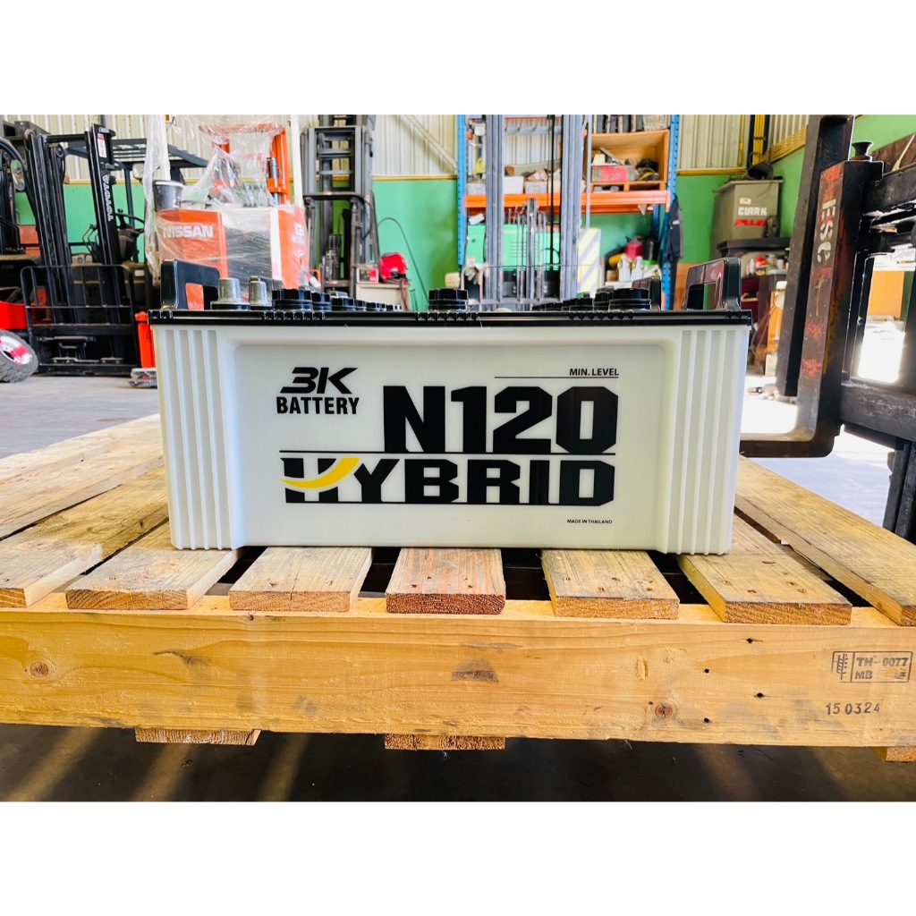 แบตเตอรี่ 3K สำหรับรถยนต์ รุ่น N120 HYBRID (แบตเตอรี่น้ำ ดูแลน้ำกลั่น ...