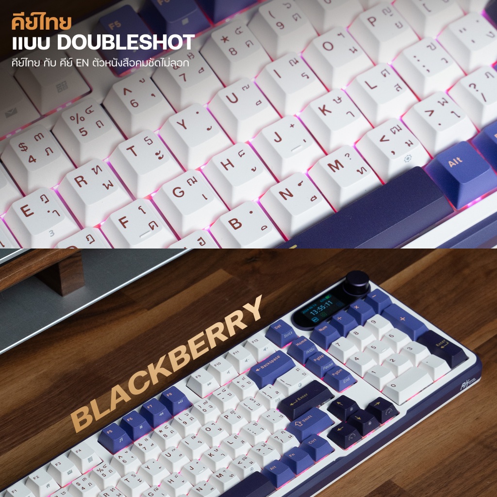 คีย์บอร์ด Royal Kludge RKS98 Hotswap RGB Wireless 3 Mode Bluetooth ...