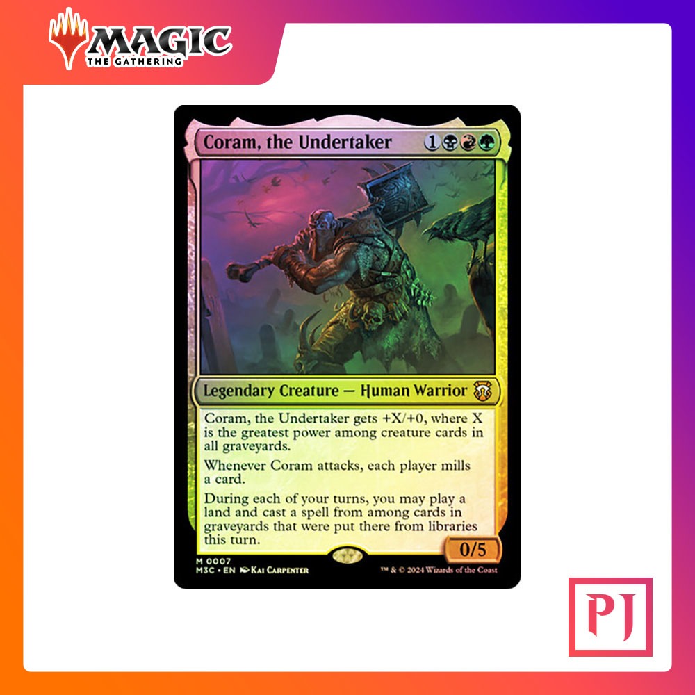 [MTG] Coram, the Undertaker [M3C] [MULTI] [MYTHIC] [FOIL] [ENG] (การ์ด ...