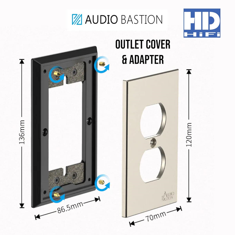 Audio Bastion Outlet Cover & Adapter | Shopee Thailand