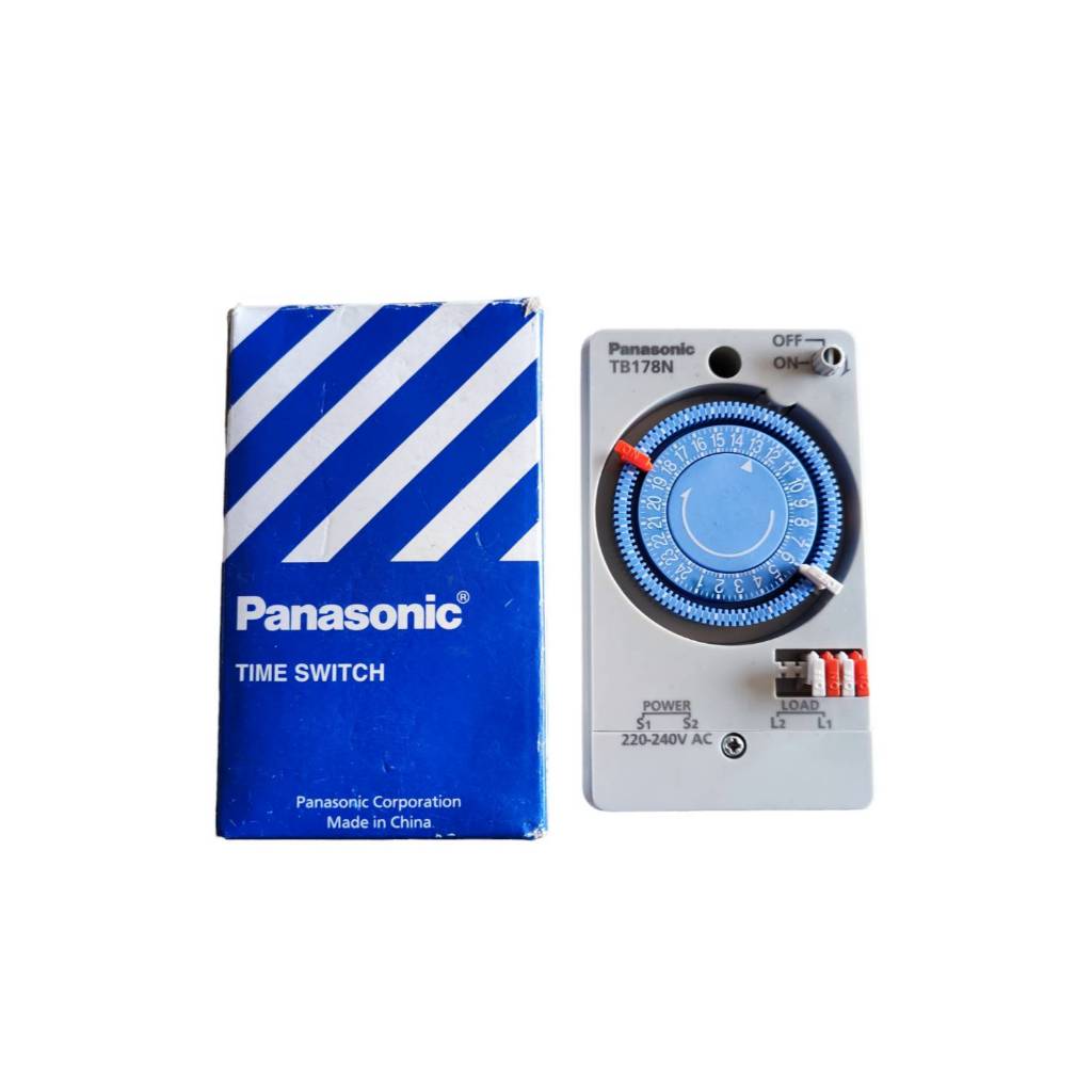 Panasonic เครื่องตั้งเวลาเปิด-ปิด แบบ 24ชม รุ่น TB178NE5T ของแท้ ...