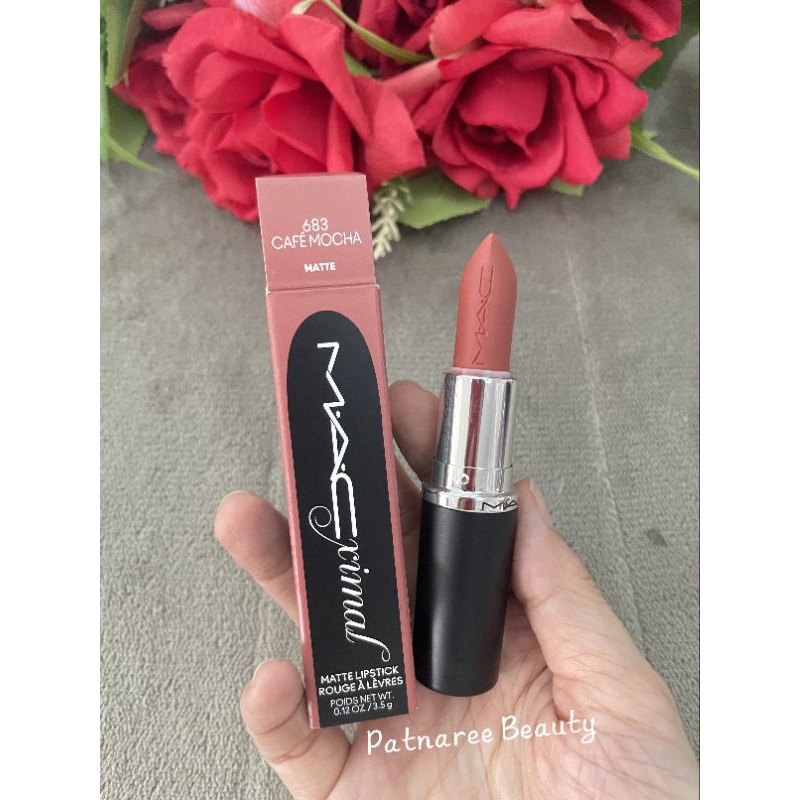 ลิปสติก ป้ายไทย💯 Mac M·A·CXIMAL SILKY MATTE LIPSTICK สี 683 cafe mocha | Shopee Thailand