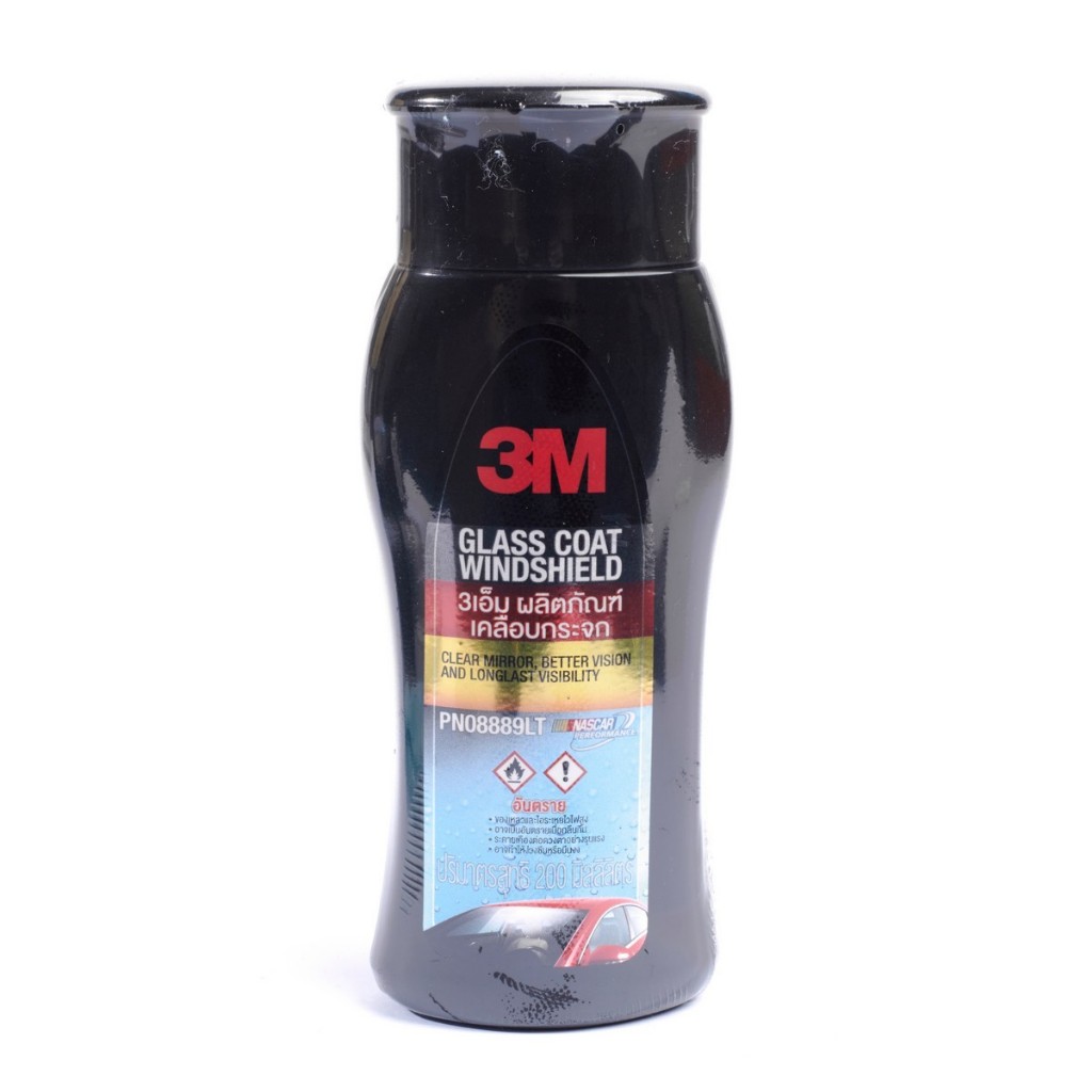 3M เคลือบกระจก ป้องกันหยดน้ำเกาะ 3M GLASS COATER WINDSHIELD 200ML ...