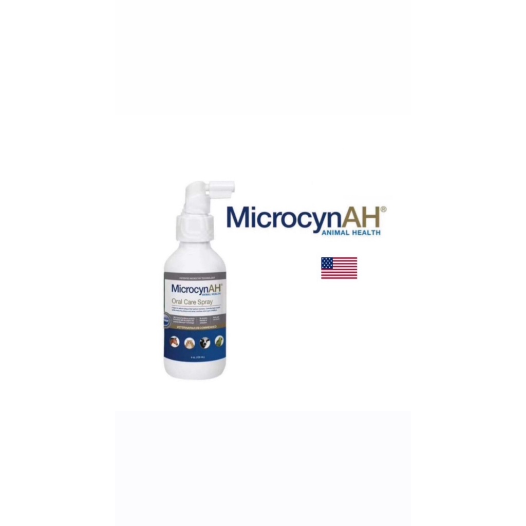 MicrocynAH Oral Care Spray 120 ml สเปรย์ทำความสะอาดช่องปาก ลดการสะสมของ ...